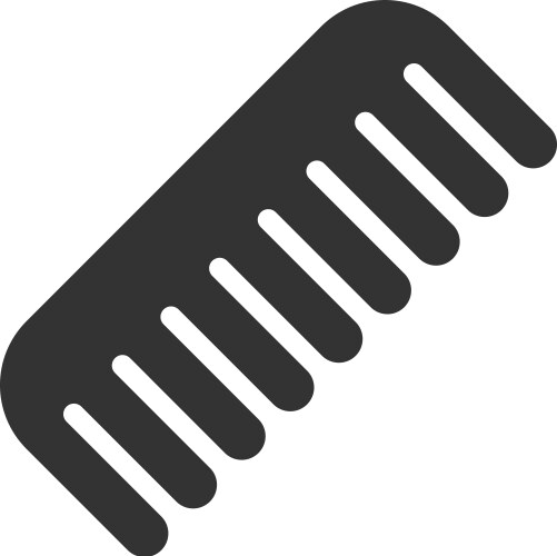 Hair combs icon Royalty Free Vector Image - VectorStock