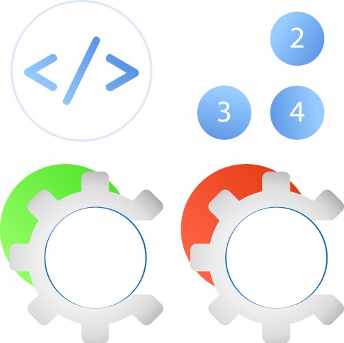 Mechanism part infographic chart design element Vector Image