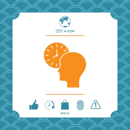 Personal schedule time management person Vector Image