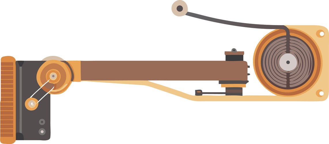 turntable arm vector