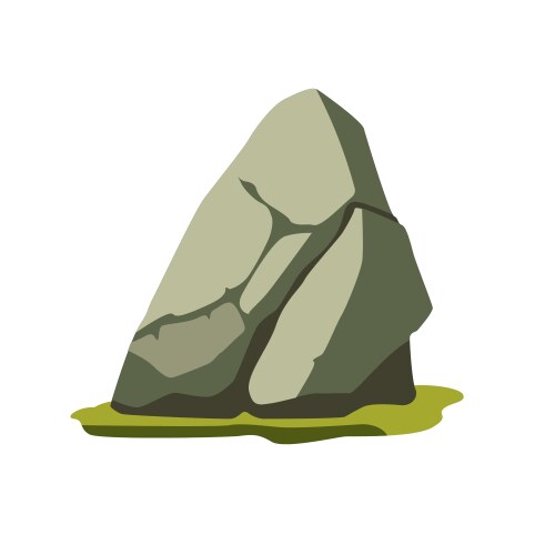 Desert rock design template Royalty Free Vector Image