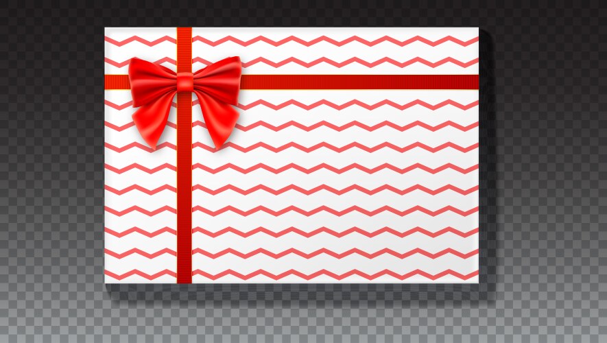 Red corner ribbon Royalty Free Vector Image - VectorStock