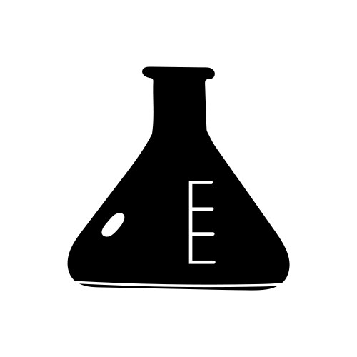 Conical flask doodle outline Royalty Free Vector Image Conical flask doodle outline Royalty Free Vector Image