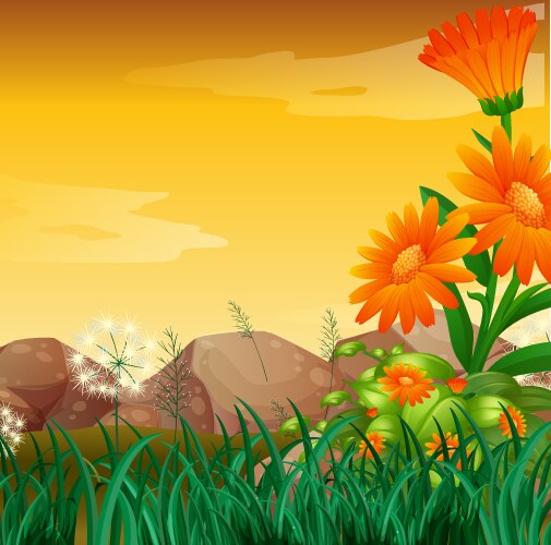 Flower Garden Vector Images (over 570,000)