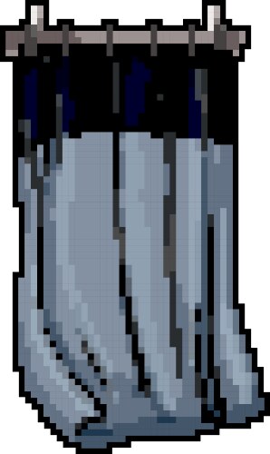 Shower drainage grate game pixel art Royalty Free Vector