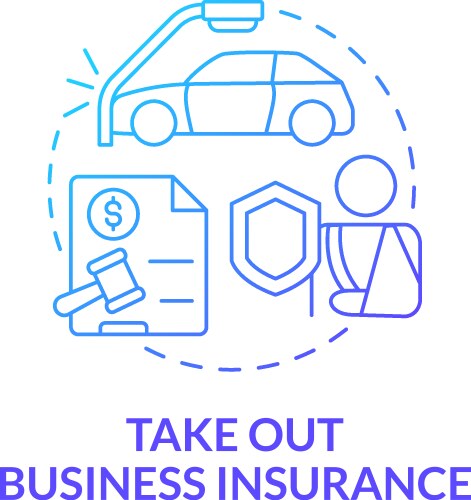 Taking reasonable risks blue gradient concept icon