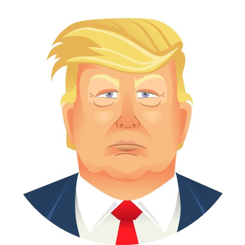 Cartoon trump Vector Images & Graphics for Commercial Use | VectorStock