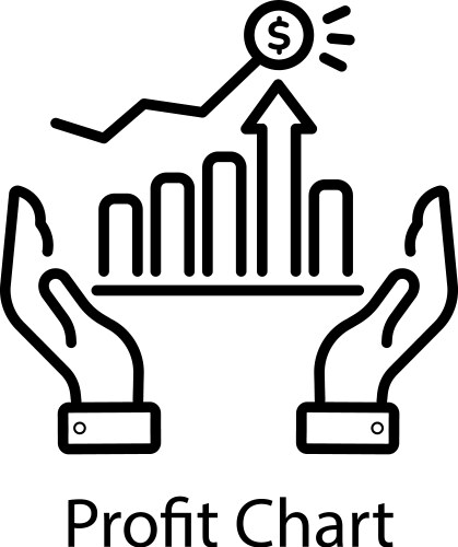 Profit analysis Royalty Free Vector Image - VectorStock