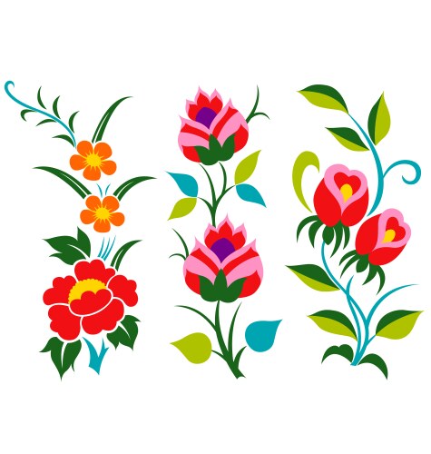 Beautiful toran hanging flower arrangement Vector Image