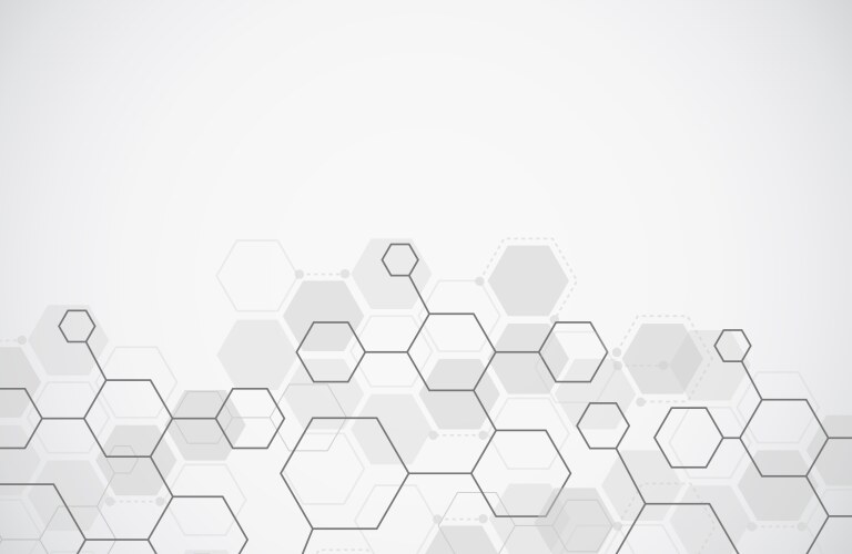 Molecule Structure Abstract Tech Background Vector Image