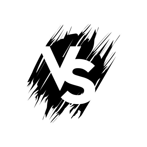 Versus logo letters or vs Royalty Free Vector Image