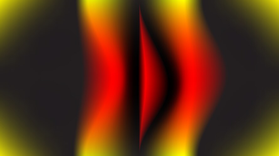 Red and black color wave background Royalty Free Vector