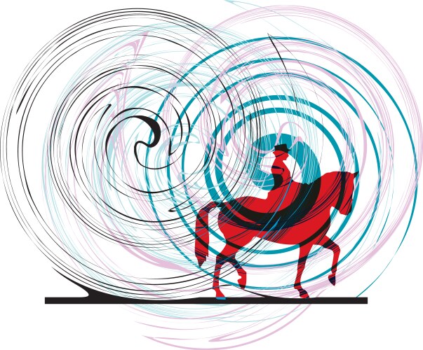 Horse Stampede Vector Images (74)