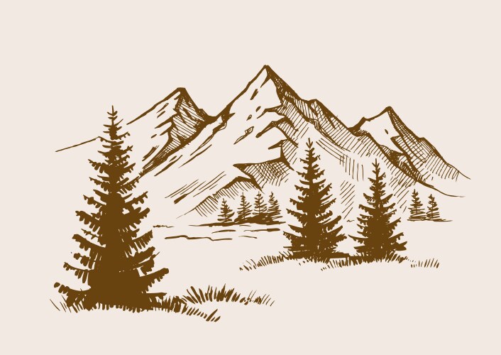 Mountain Trees Vector Images (over 100,000)