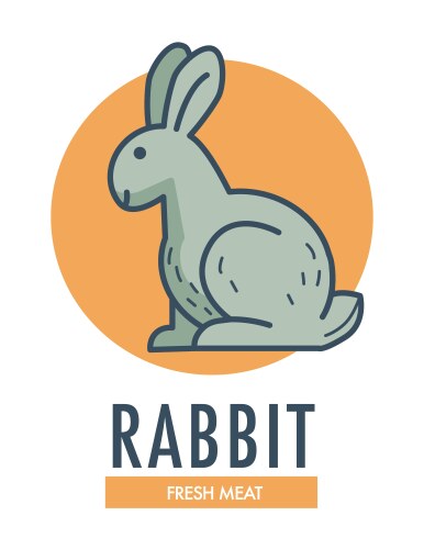 Engraving rabbit Royalty Free Vector Image - VectorStock