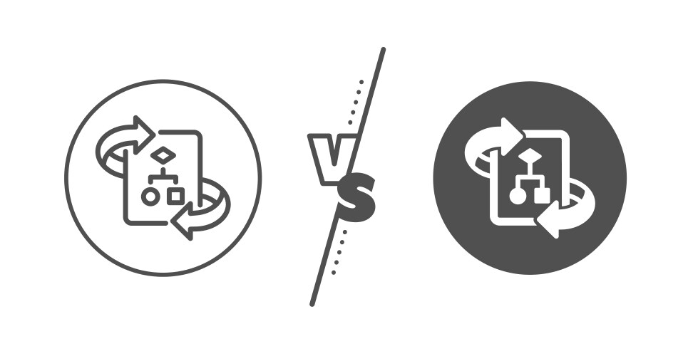 Technical algorithm evaporation and Royalty Free Vector