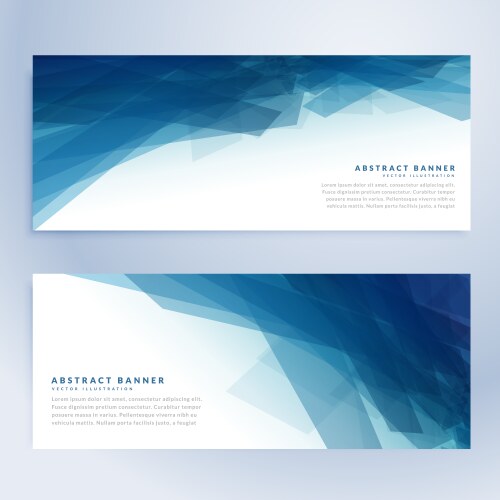 Web banners headers - banner header Royalty Free Vector