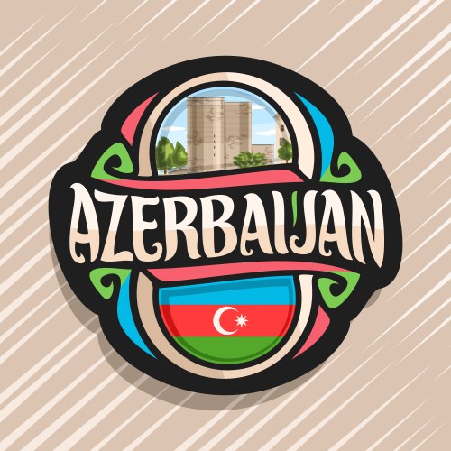 Logo for azerbaijan Royalty Free Vector Image - VectorStock
