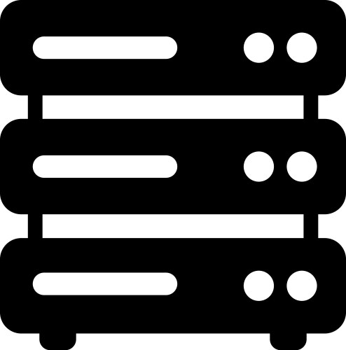 Server rack Royalty Free Vector Image - VectorStock