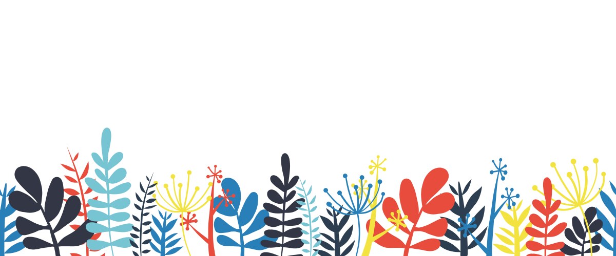 Floral Bottom Border Vector Images (over 300)
