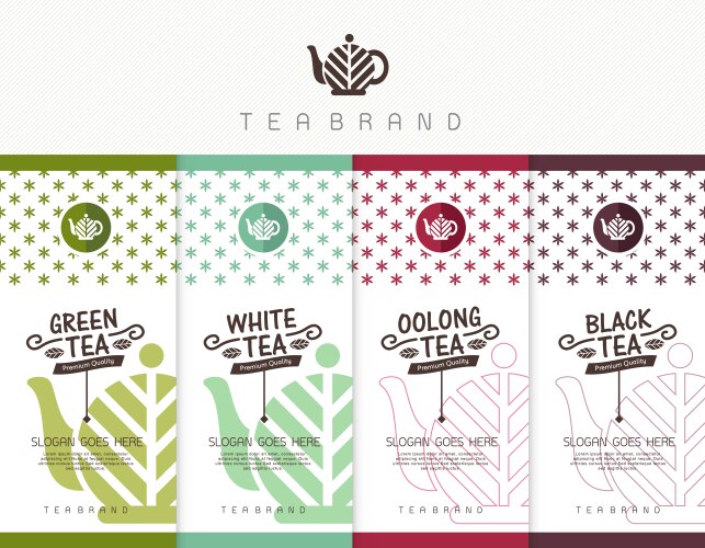 Template decorative small rectangular label Vector Image