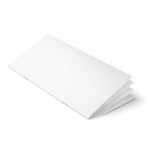 Booklet template on white background Royalty Free Vector