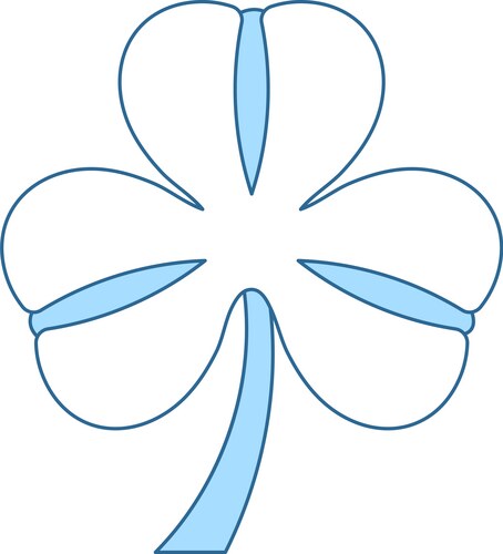 Shamrock icon Royalty Free Vector Image - VectorStock