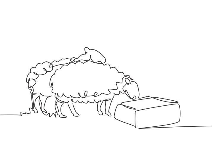 Sheep Outline Vector Images (over 8,100)