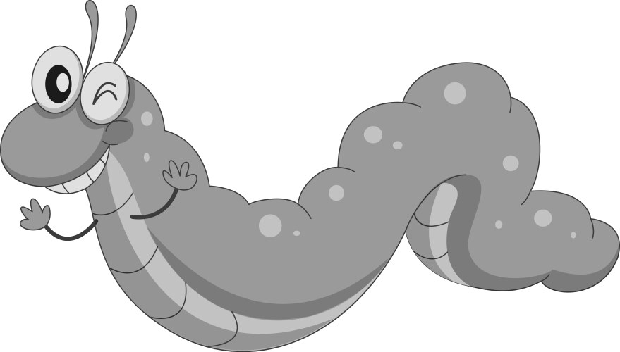 Worm Royalty Free Vector Image - VectorStock