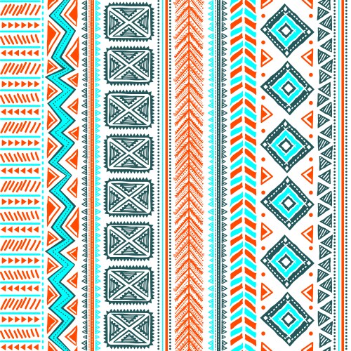 Abstract tribal pattern Royalty Free Vector Image