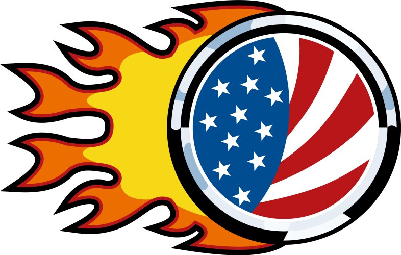 American Flag Flames Vector Images (über 910)