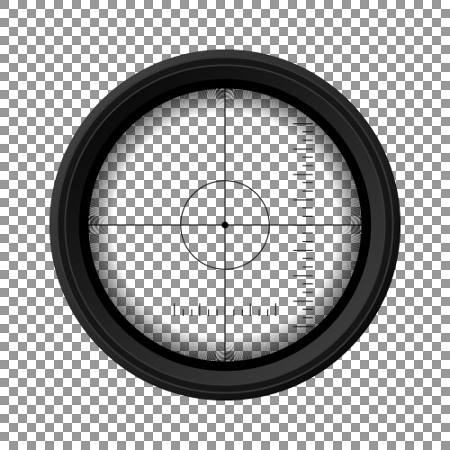 Sniper scope overlay Royalty Free Vector Image