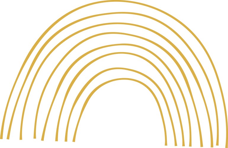 Abstract arch lines doodle Royalty Free Vector Image