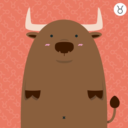Cute Taurus Vector Images (over 1,300)