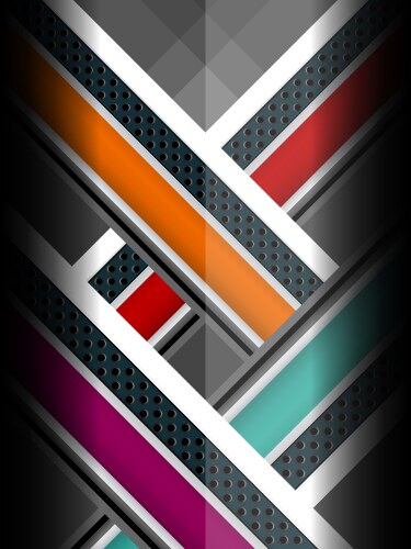 Red blue metal lines backgrounds Royalty Free Vector Image