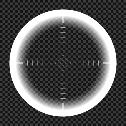 Sniper scope overlay Royalty Free Vector Image