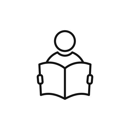 Reading Outline Vector Images (over 35,000)