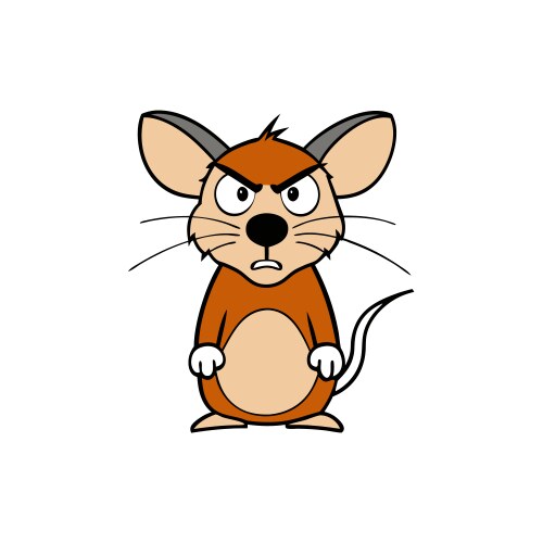 Angry Mouse Vector Images (over 550)
