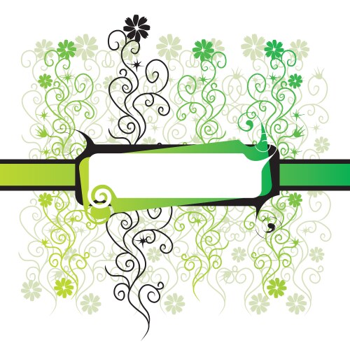 Flower border Royalty Free Vector Image - VectorStock