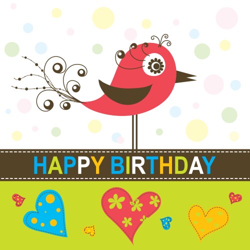 Template greeting card Royalty Free Vector Image