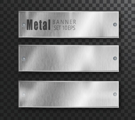 Metal abstract technology background aluminum Vector Image