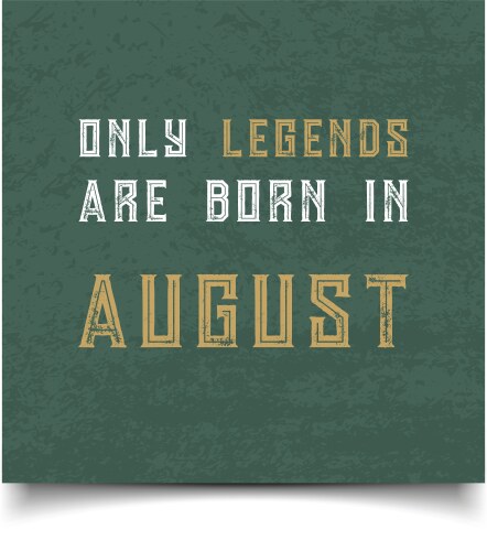 Happy Birthday August Vector Images (over 1,700)