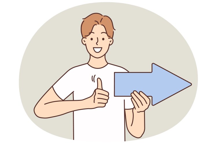 Diverse people show sign language signs Royalty Free Vector