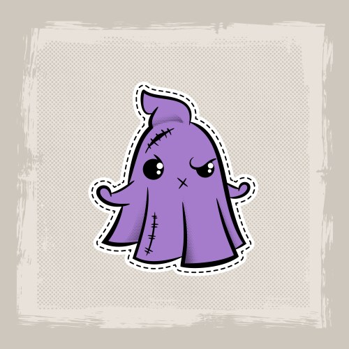 Creepy zombie voodoo Royalty Free Vector Image