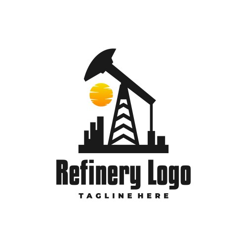 Gear fuel logo design template Royalty Free Vector Image