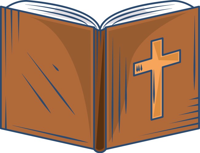 Holy bible Royalty Free Vector Image - VectorStock