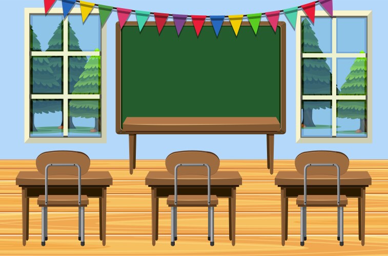 Classroom Royalty Free Vector Image - VectorStock