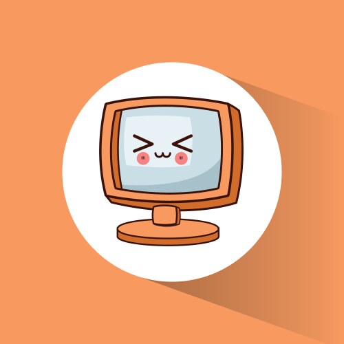 Monitor Animated Emoticon Vector Images (60)