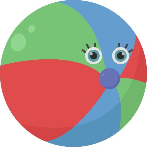 Bowling ball on white background Royalty Free Vector Image