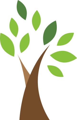 Leafless tree icon design template isolated Vector Image